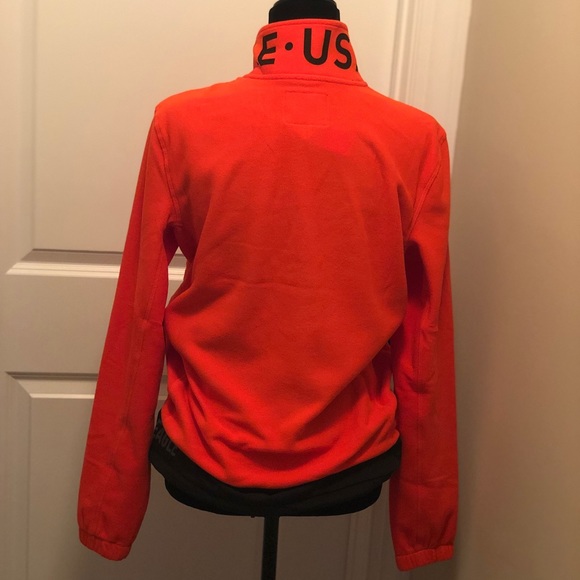 Jackets & Coats | Orange And Black Fleece | Poshmark